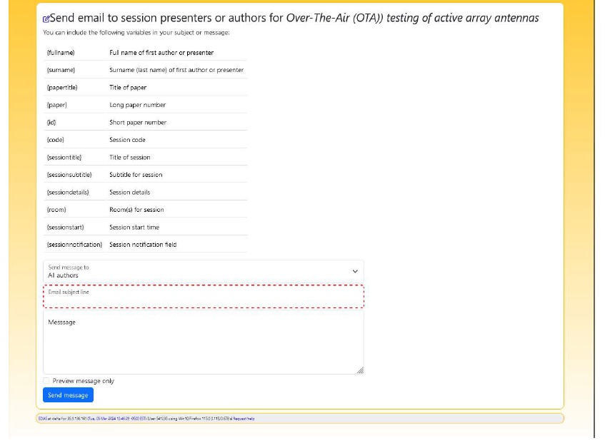 Session Chairs | Eucap 2025